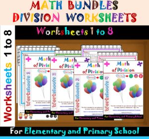Math Subtraction Part 1 to 8 BUNDLES – Math Subtraction Worksheets ...