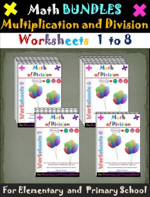 Math Multiplication and Division BUNDLES – Math Worksheets – Math Word ...