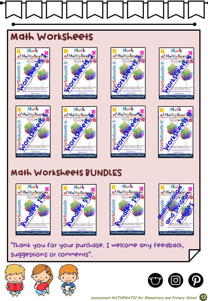 Math Multiplication Worksheets – Math Multiplication Free Download ...