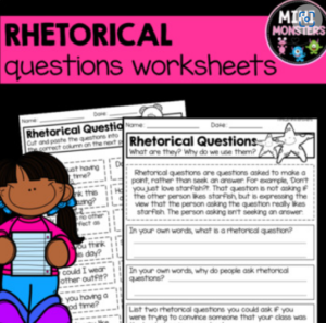 Rhetorical Questions Worksheets | Made By Teachers