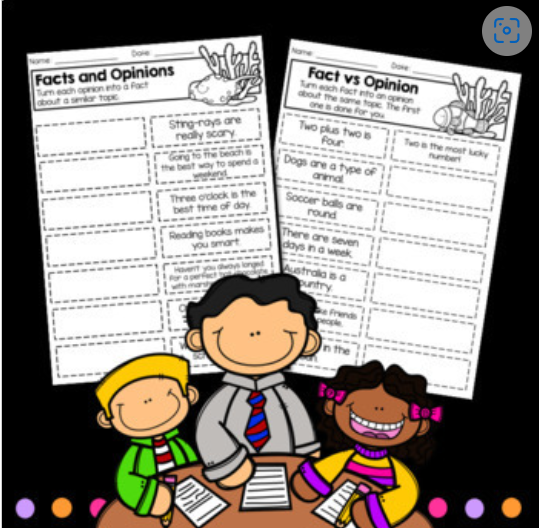 Facts and Opinions Worksheets | Made By Teachers