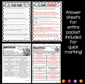 Repetition Worksheets | Made By Teachers