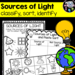 Sources of Light Worksheets Packet | Made By Teachers