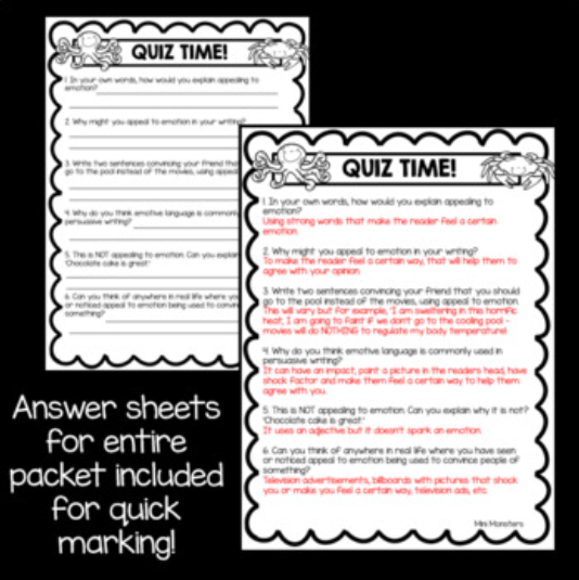 Emotive Language Worksheets | Made By Teachers