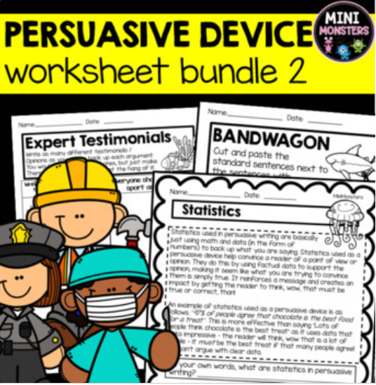Persuasive Devices Worksheets Packet 2 Made By Teachers persuasive-devices-worksheets-packet-2-made-by-teachers