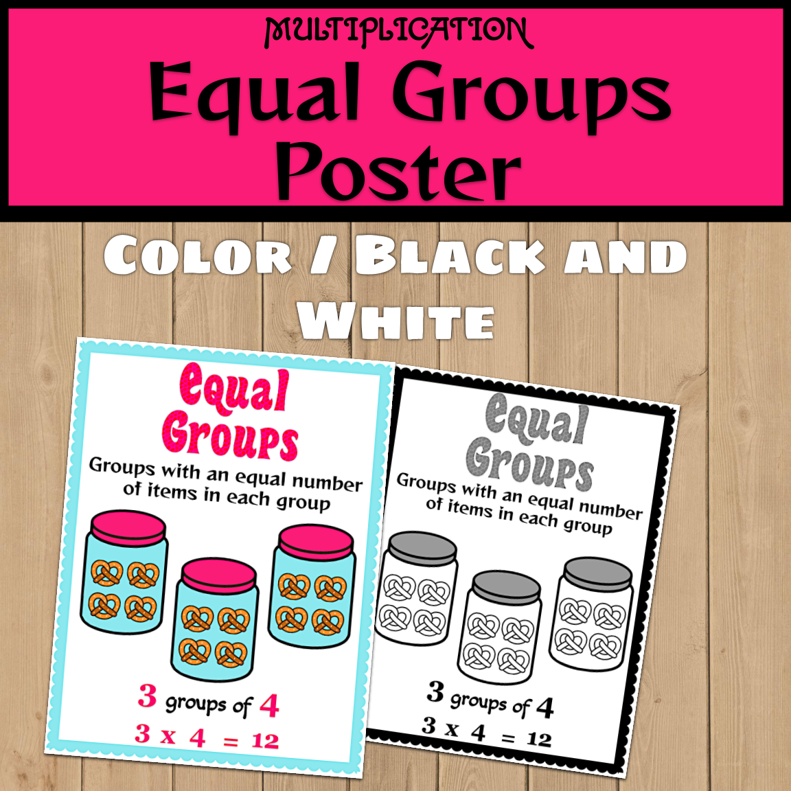 Introduction To Multiplication Worksheets - Multiplication Equal Groups ...