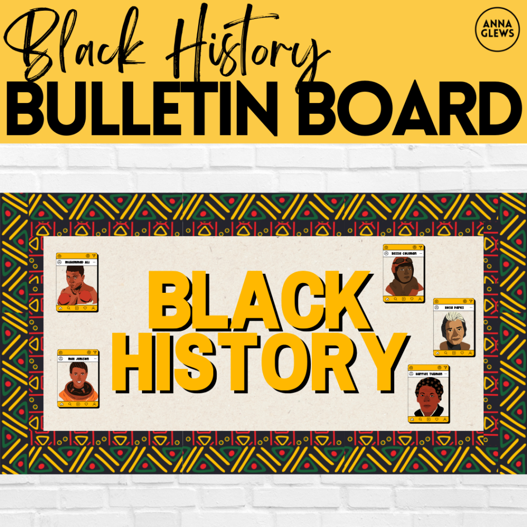 Black History Month Bulletin Board Display BUNDLE Classroom Decor ...