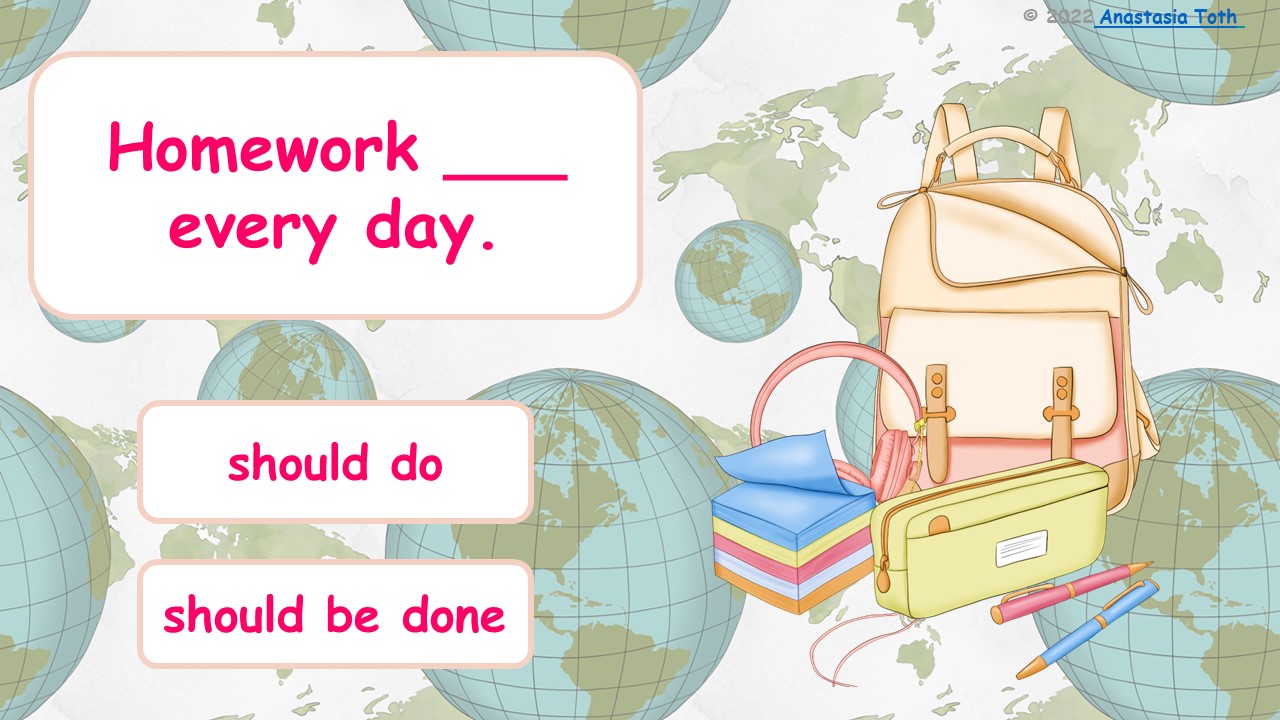 MODAL VERBS PASSIVE VOICE ESL interactive grammar game quiz activities ...