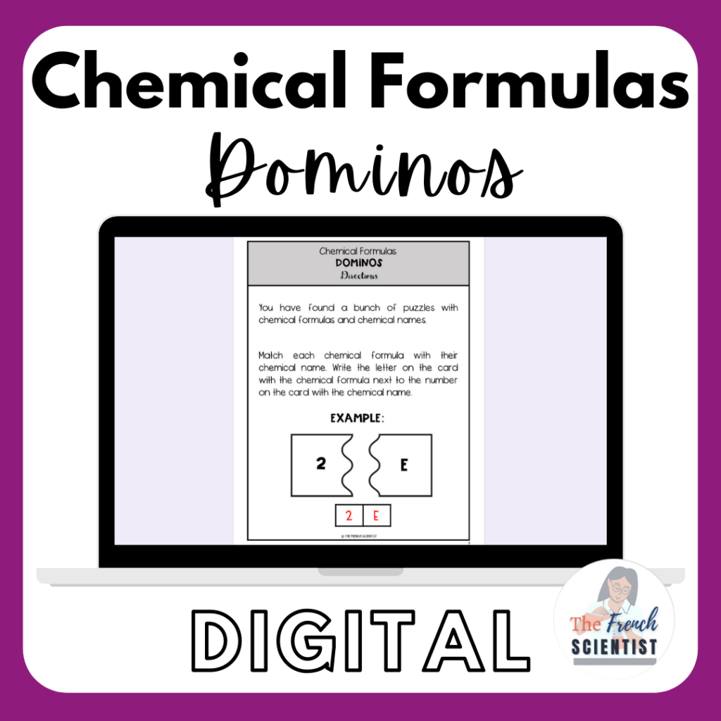 CHEMISTRY Naming Compounds & Writing Chemical Formulas BUNDLE | Made By ...
