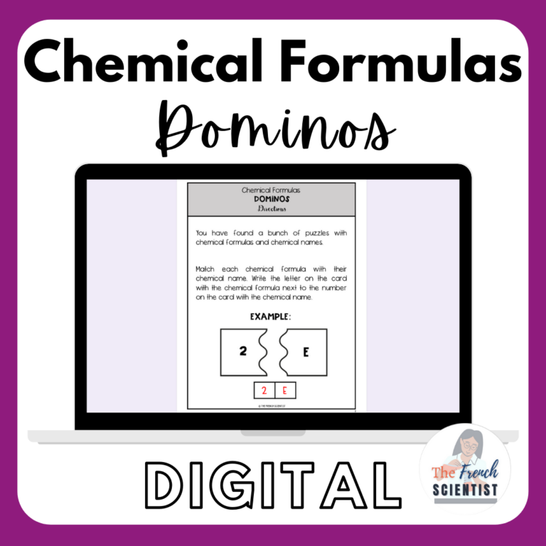 CHEMISTRY Naming Compounds & Writing Chemical Formulas BUNDLE | Made By ...