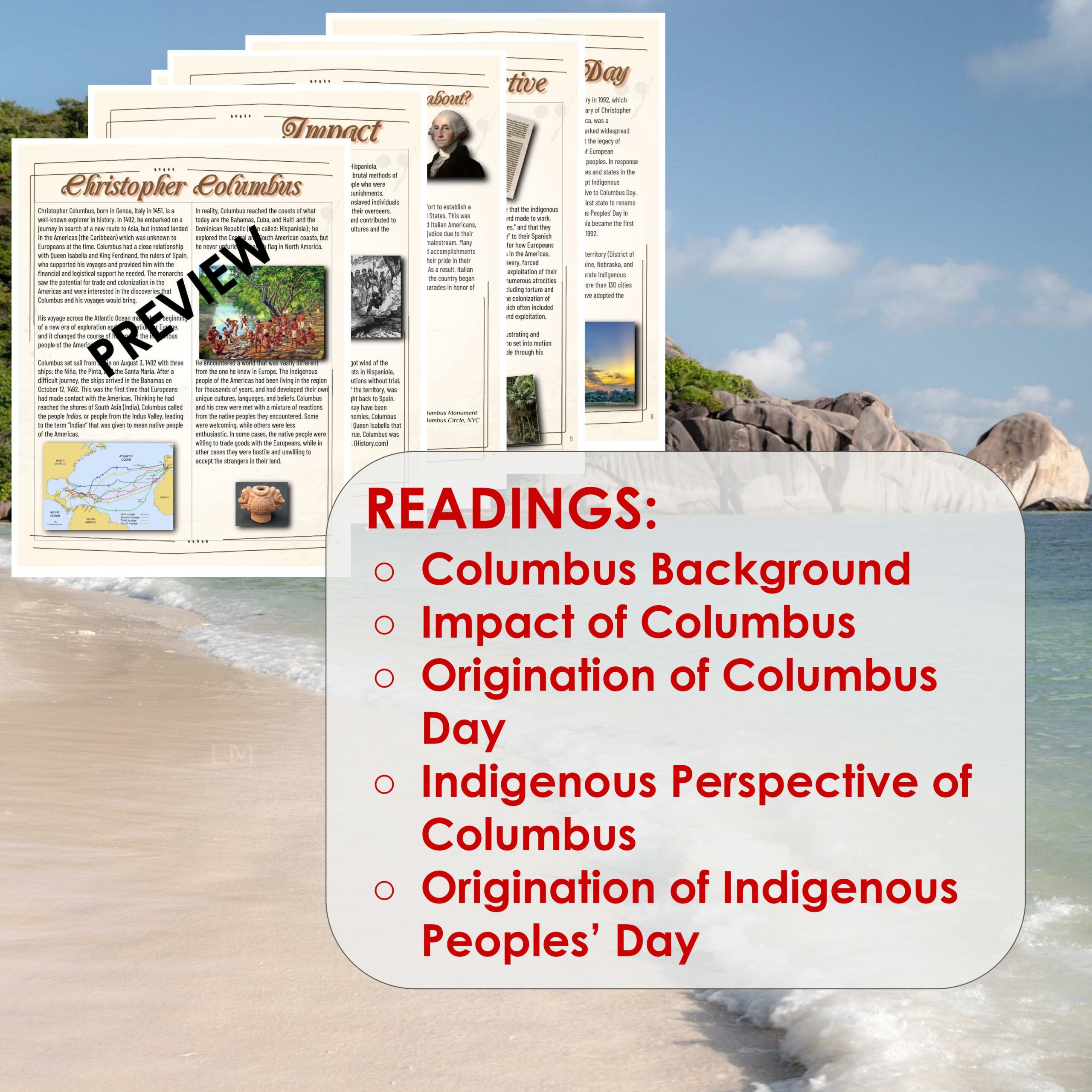 Columbus Day or Indigenous Peoples' Day Activities | Opinion Writing ...