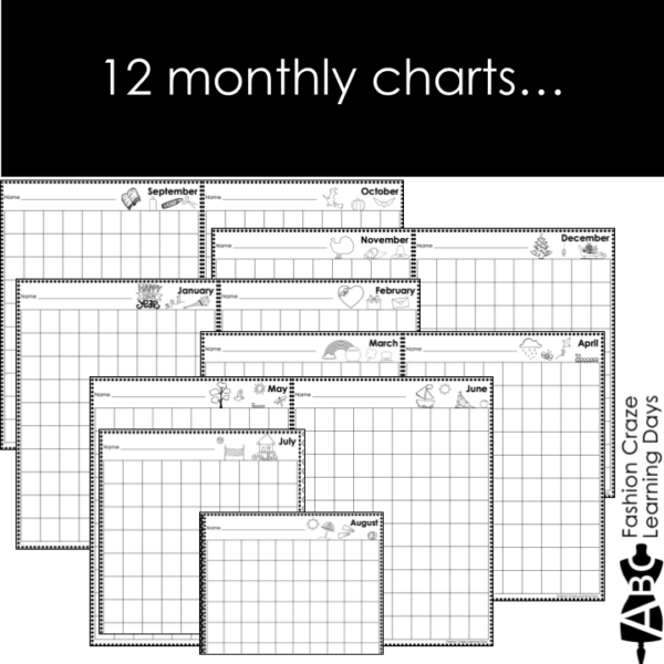 100s Chart Monthly Practice and Scaffolded Sheets | Made By Teachers