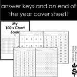 100s Chart Monthly Practice and Scaffolded Sheets | Made By Teachers