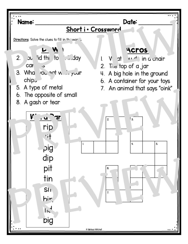 CVC Words Short i Phonics Worksheets | Made By Teachers