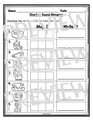CVC Words Short i Phonics Worksheets | Made By Teachers