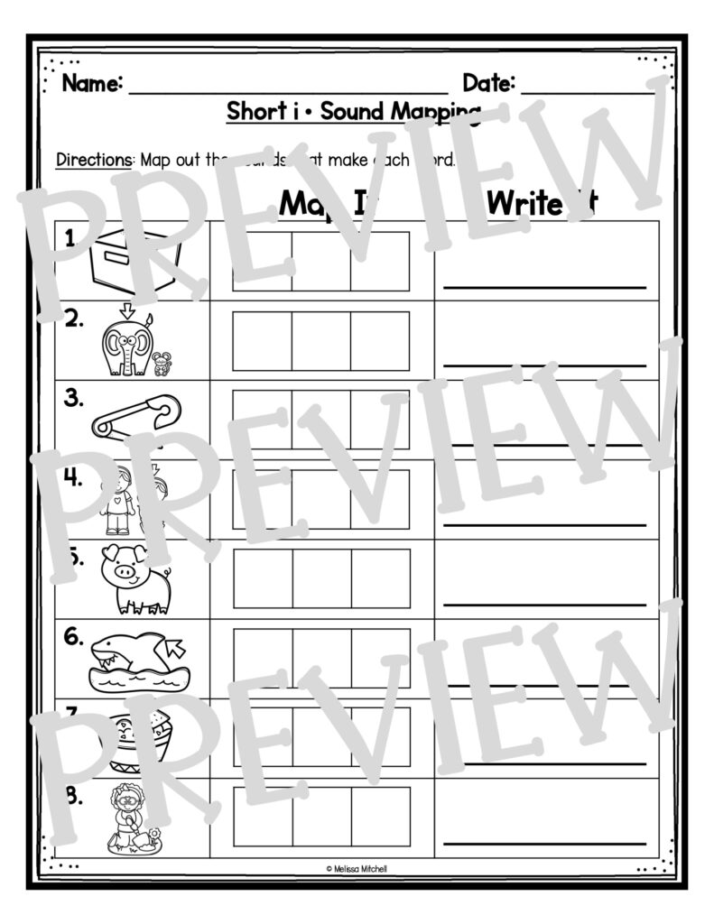 CVC Words Short i Phonics Worksheets | Made By Teachers