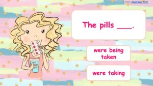 PAST CONTINUOUS PROGRESSIVE PASSIVE VOICE ESL interactive grammar game ...