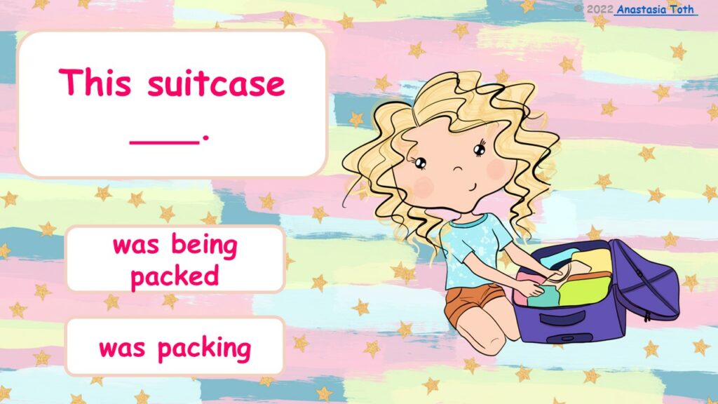 PAST CONTINUOUS PROGRESSIVE PASSIVE VOICE ESL interactive grammar game ...