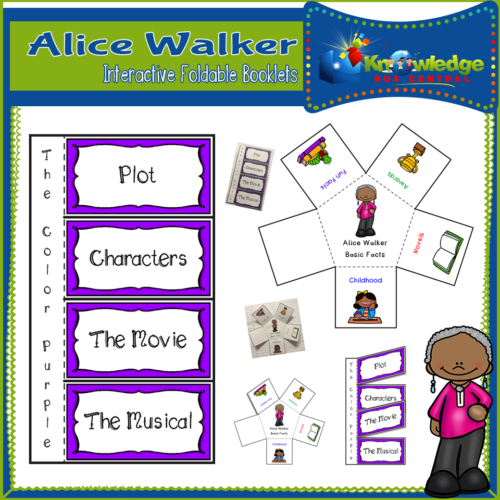 Alice Walker Interactive Foldable Booklets | Made By Teachers
