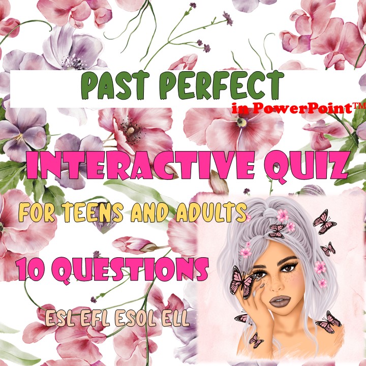 PAST PERFECT interactive game quiz | ESL grammar activity exercises ...
