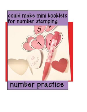 Valentine's Day |Ten frame | math centers | counting | number ...