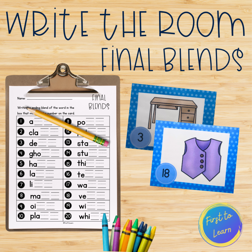 Write the Room Final Blends | Made By Teachers