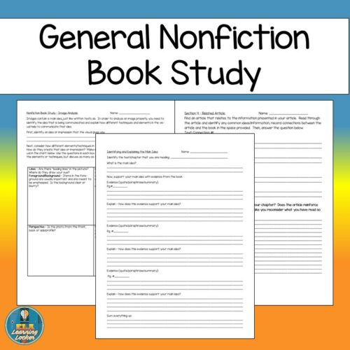 General Nonfiction Book Study Unit | Made By Teachers