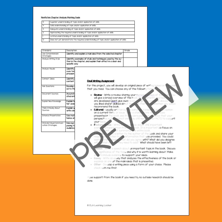 General Nonfiction Book Study Unit | Made By Teachers