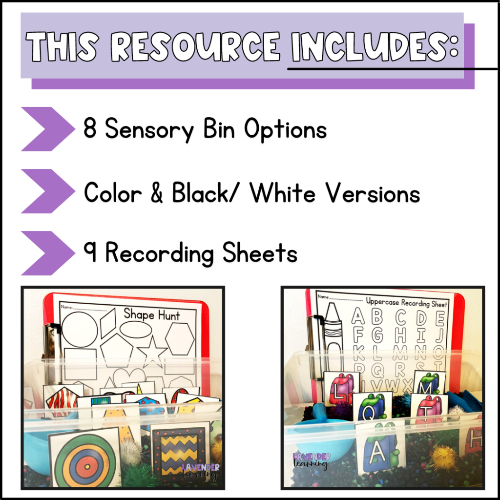 August Sensory Bin - Back to School Sensory Table - Pre-K and ...