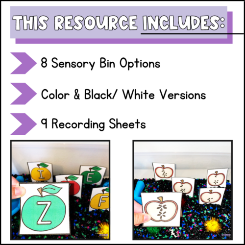 September Sensory Bin - Apples Sensory Bin - Fall Sensory Table - Pre-K ...