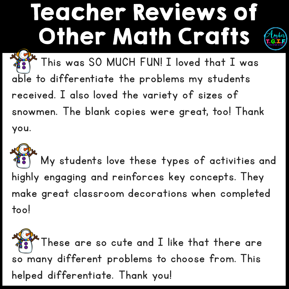 Winter Math 2 Digit Addition Craft | Snowman with and without ...