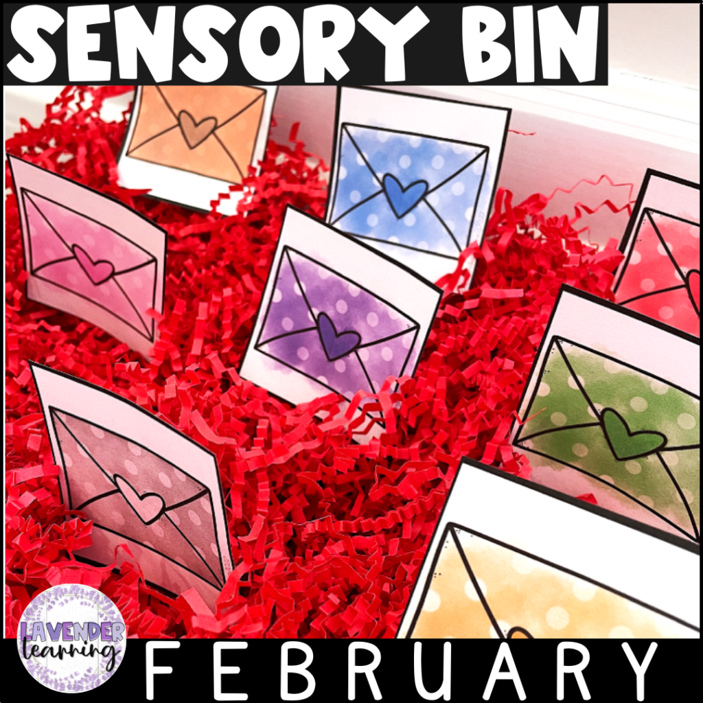 February Sensory Bin for Preschool & Kindergarten - Valentine's Day ...