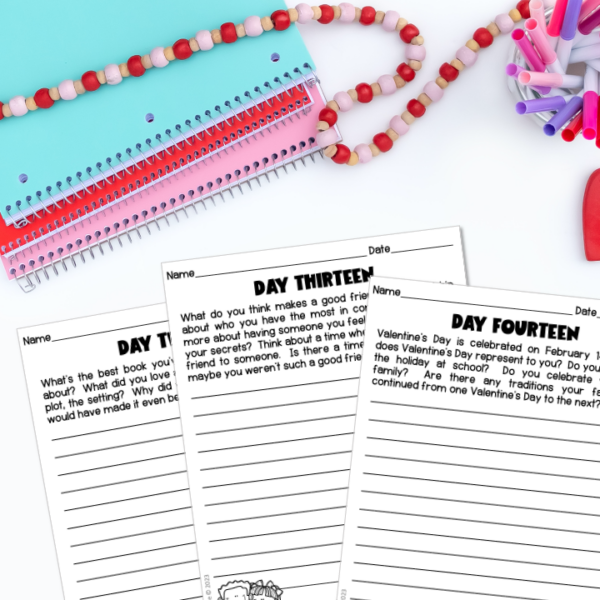 Creative Writing Prompts February | No Prep Printables | Prewriting ...