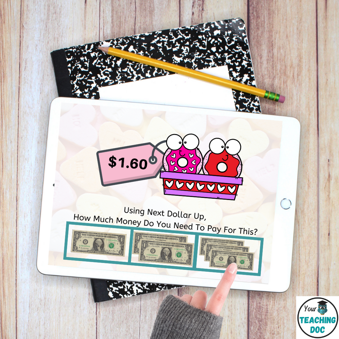 Valentine's Day Life Skills: Mixed Money Math 3 Levels | Made By Teachers