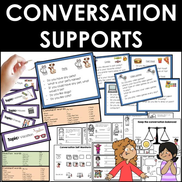 Conversation social skills supports for Autism speech and pragmatics ...