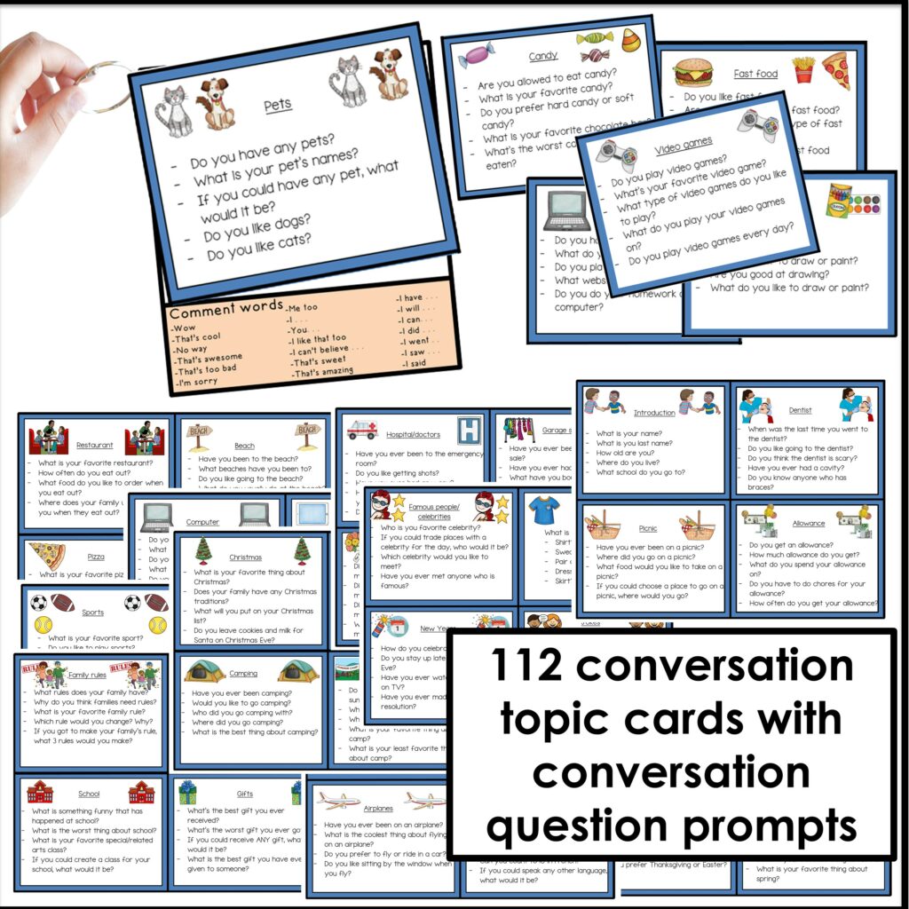 Conversation social skills supports for Autism speech and pragmatics ...