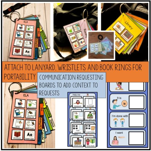Visual Communication Cards and pictures for school math reading lunch ...