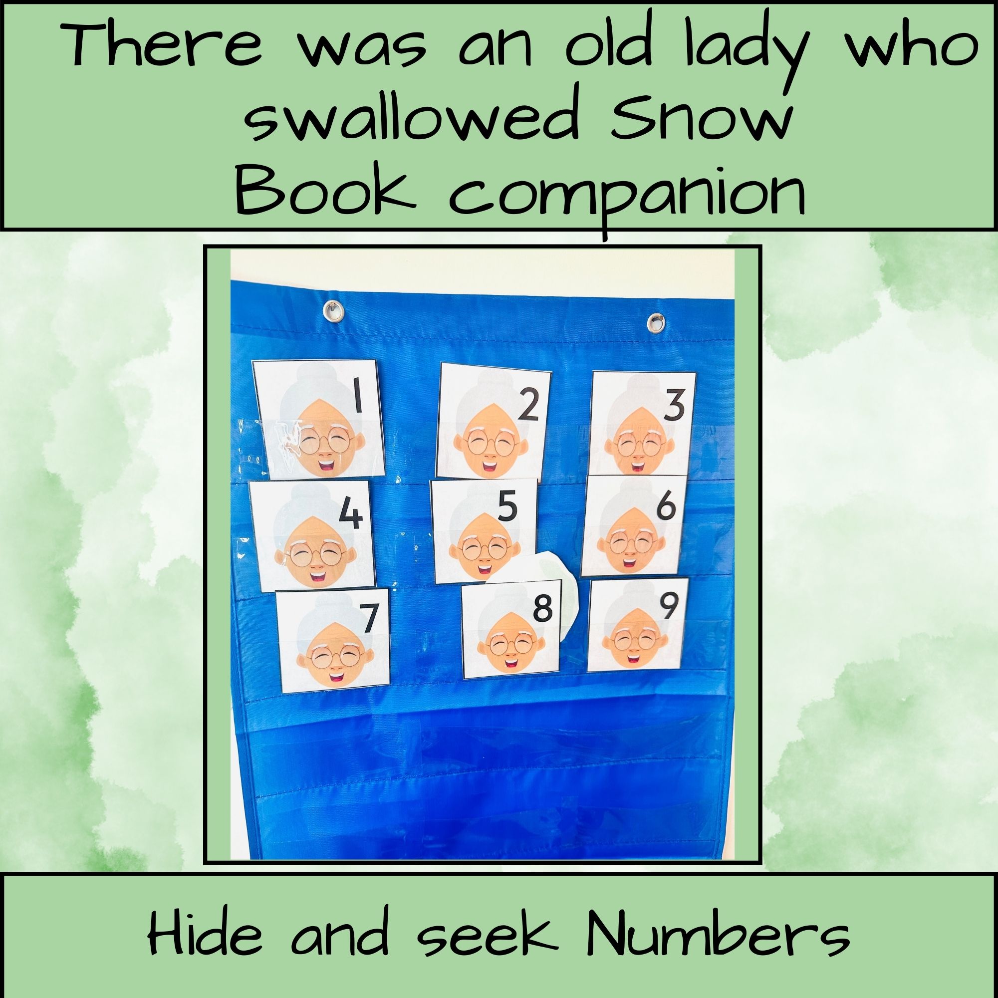 There was an old lady who swallowed Snow| Hide and Seek numbers 1-20 ...