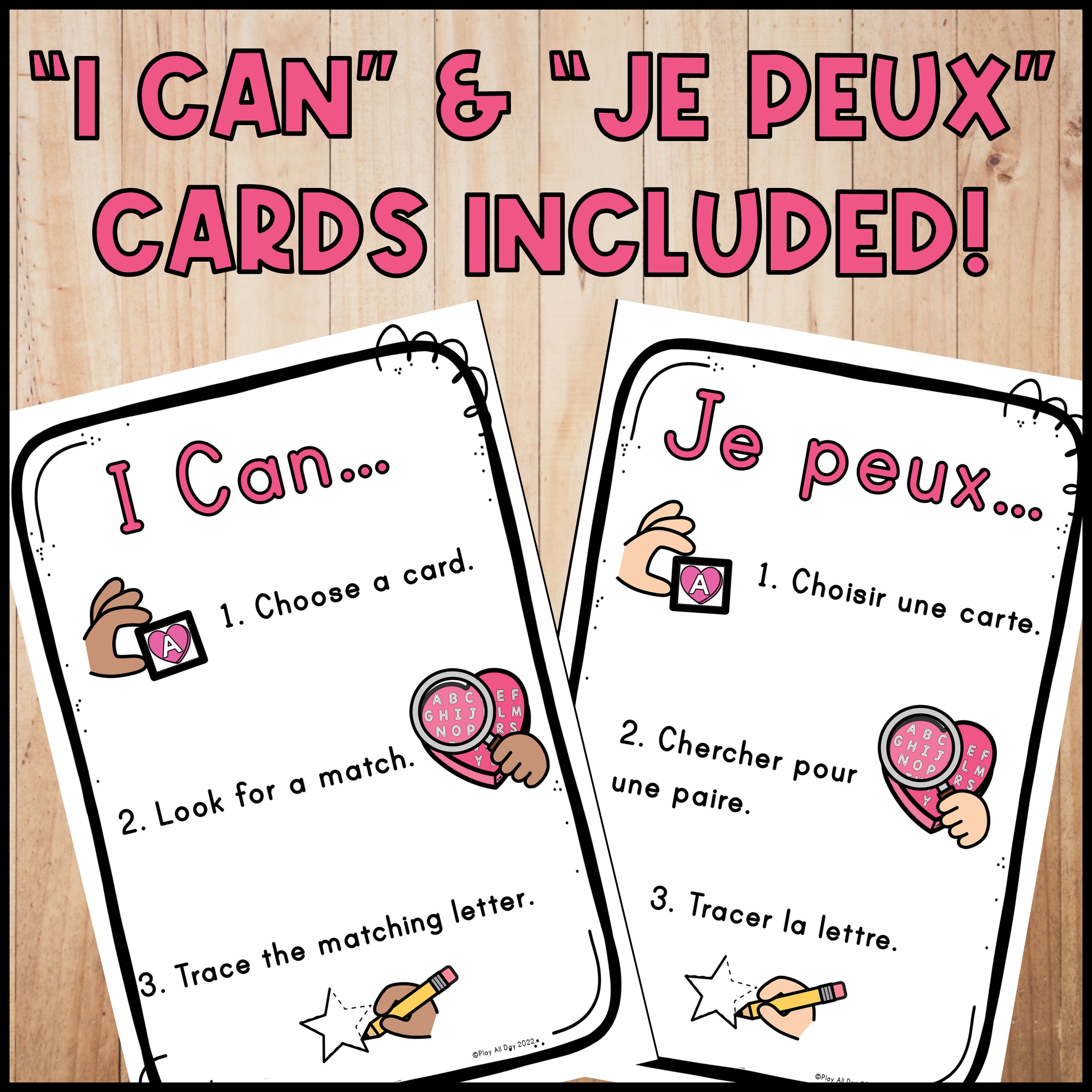 Valentine’s Day Alphabet | Letter Matching and Tracing Activity | Made ...