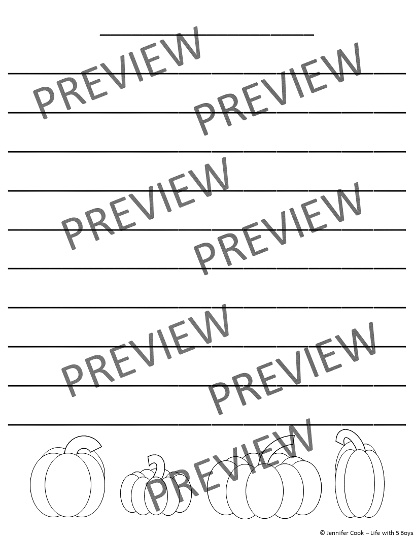 Autumn and Fall Writing Pages | Made By Teachers