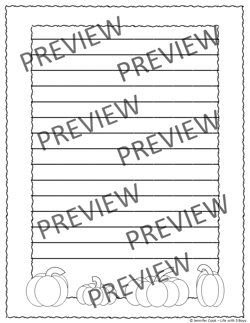 Autumn and Fall Writing Pages | Made By Teachers