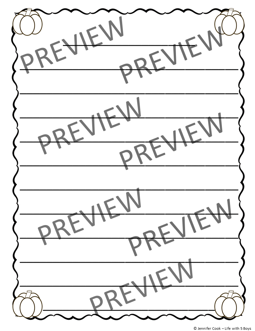 Autumn and Fall Writing Pages | Made By Teachers