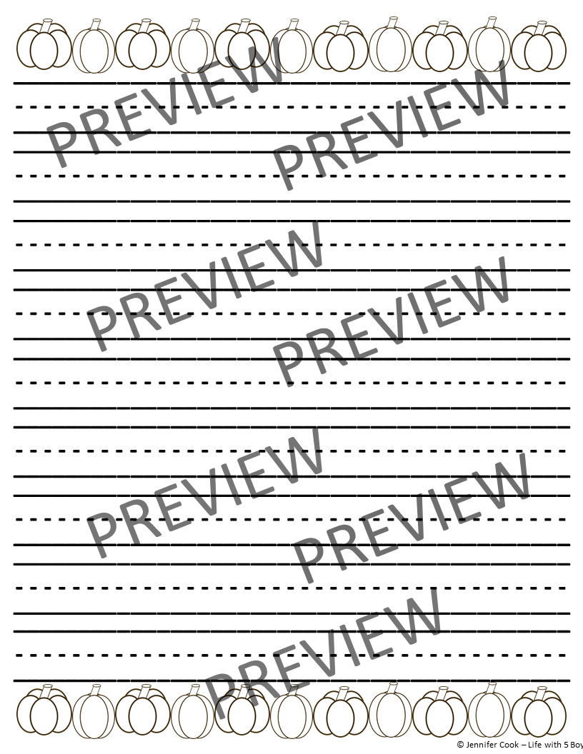 Autumn and Fall Writing Pages | Made By Teachers