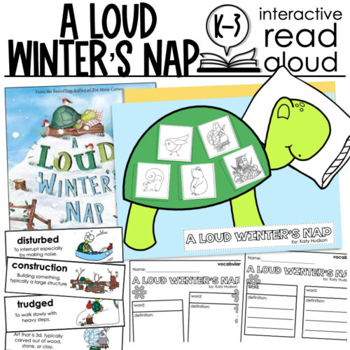 A Loud Winter's Nap Read Aloud Activities | RETELL Sequencing Craft ...