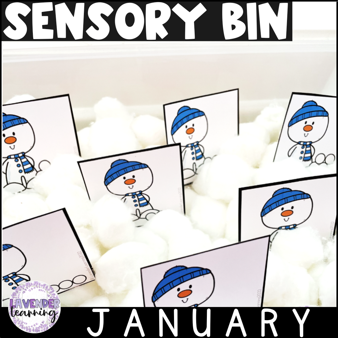 January Sensory Bin for Preschool, Pre-K, & Kindergarten - Winter ...