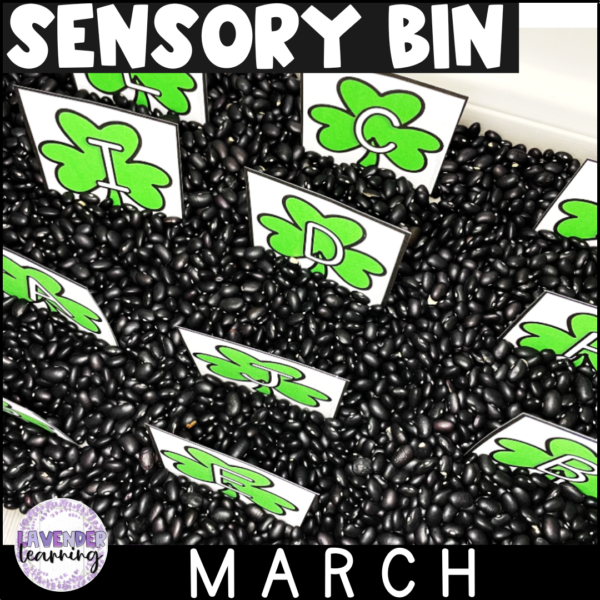 March Sensory Bin for Pre-K & Kindergarten - St. Patrick's Day Sensory ...