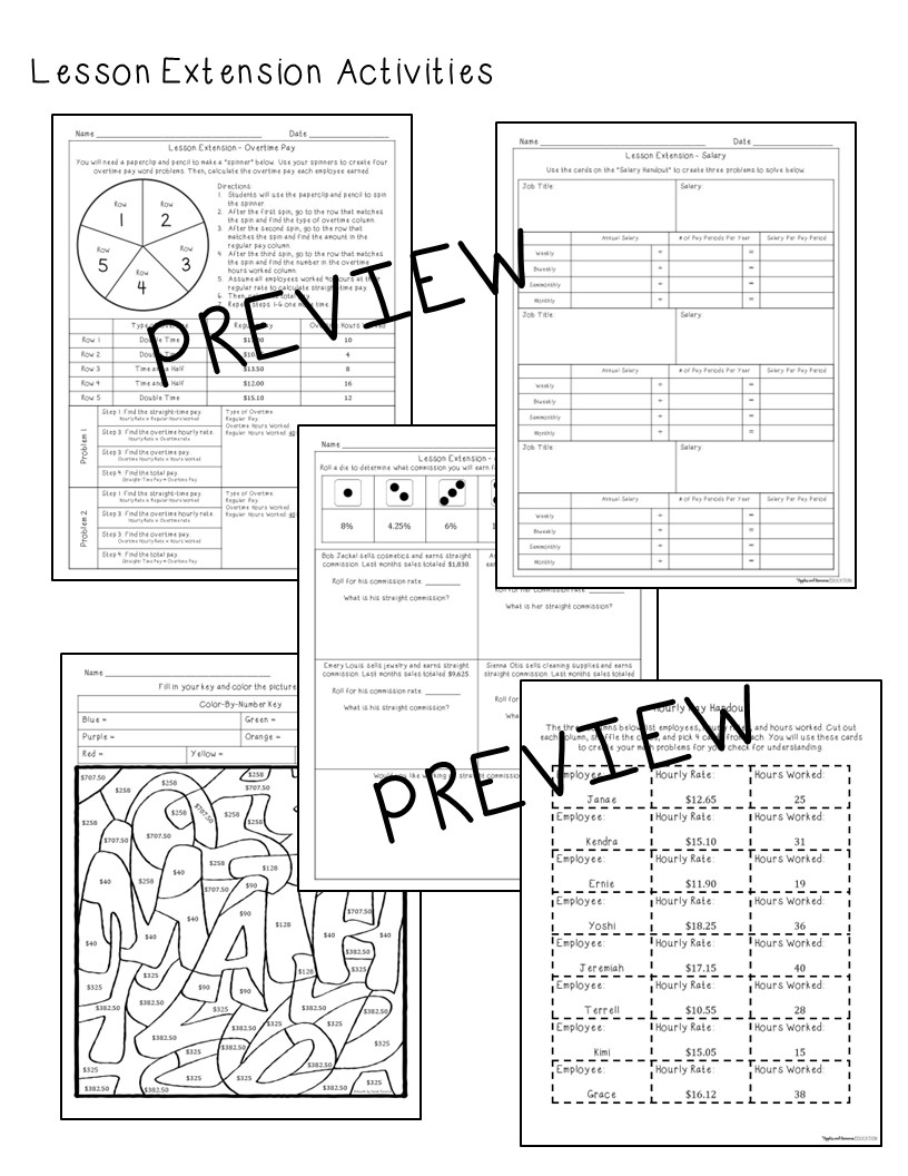 Gross Income | Made By Teachers