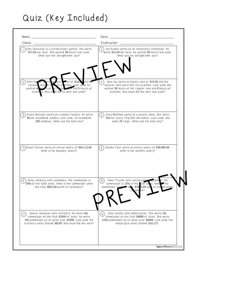 Gross Income | Made By Teachers