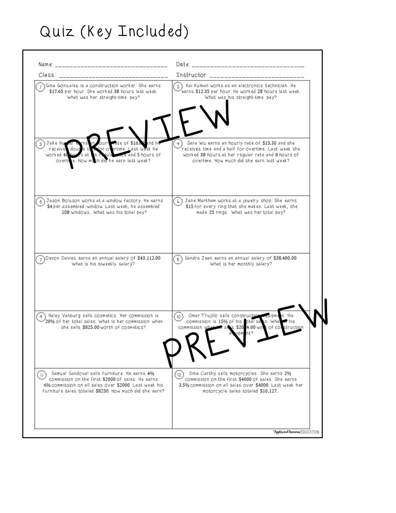 Gross Income | Made By Teachers