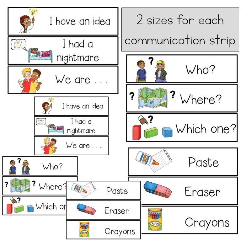 200 visual communication strips picture symbols and visual ...